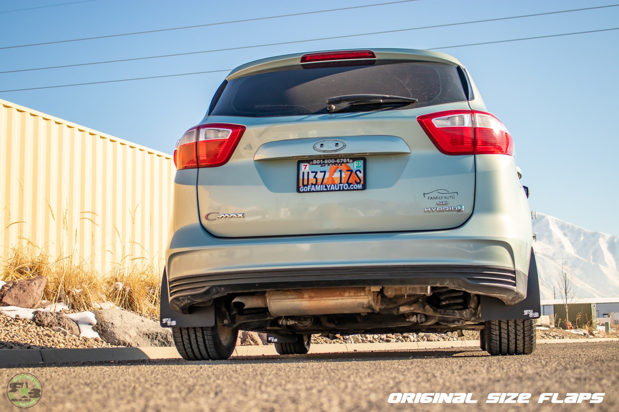 Ford C-Max 2013-2019 Rally Mud Flaps — RokBlokz