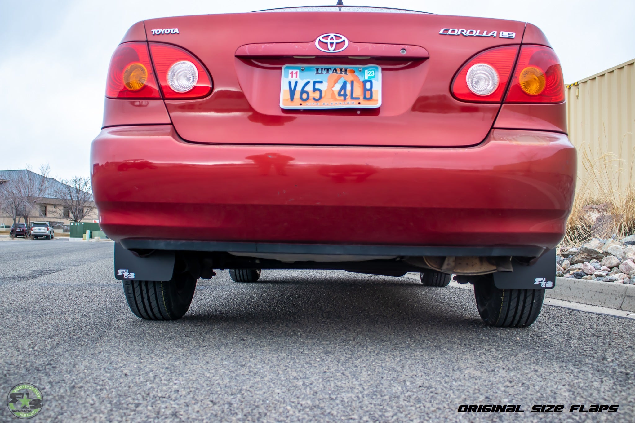 Toyota Corolla 2003-2008 Rally Mud Flaps — RokBlokz