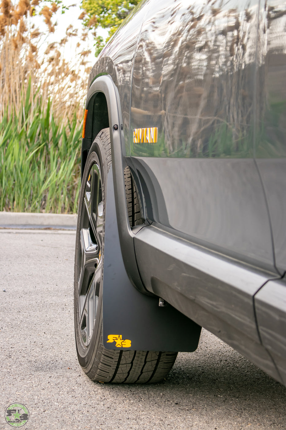 Rivian R1T 2022+ Mud Flaps — RokBlokz