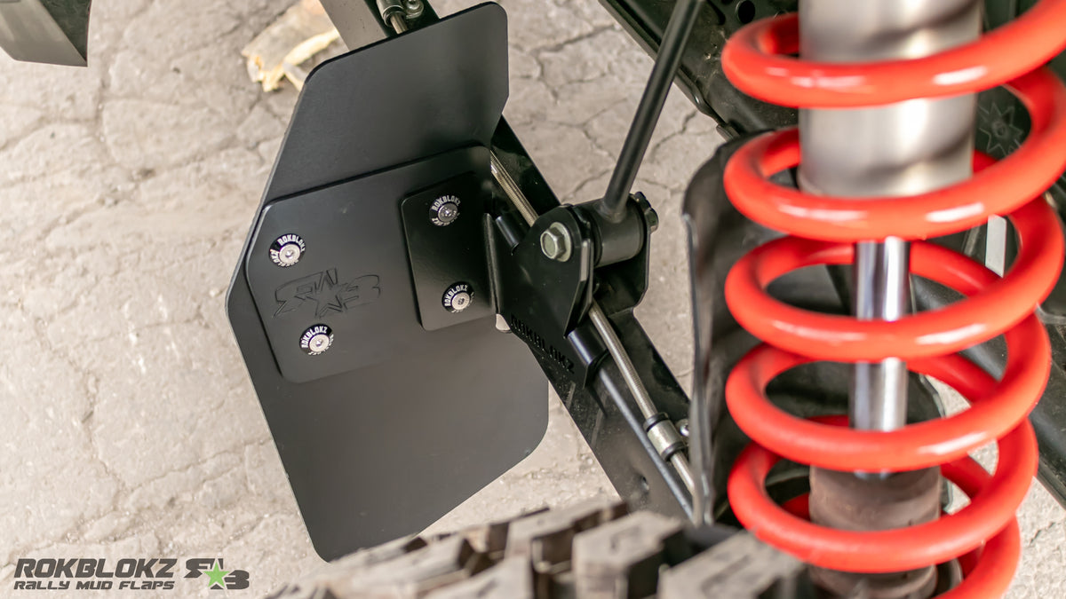 Polaris RZR XP Trailing Arm Mud Flaps 2024+ (Pair) — RokBlokz