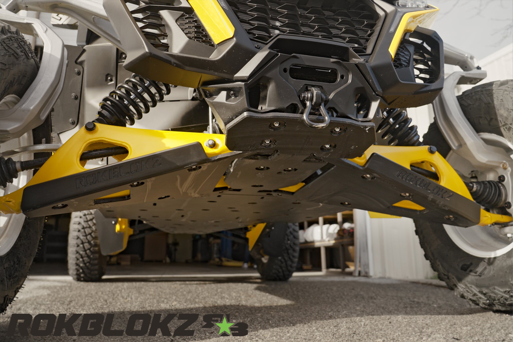 Can-Am Maverick R Skid Plate — RokBlokz