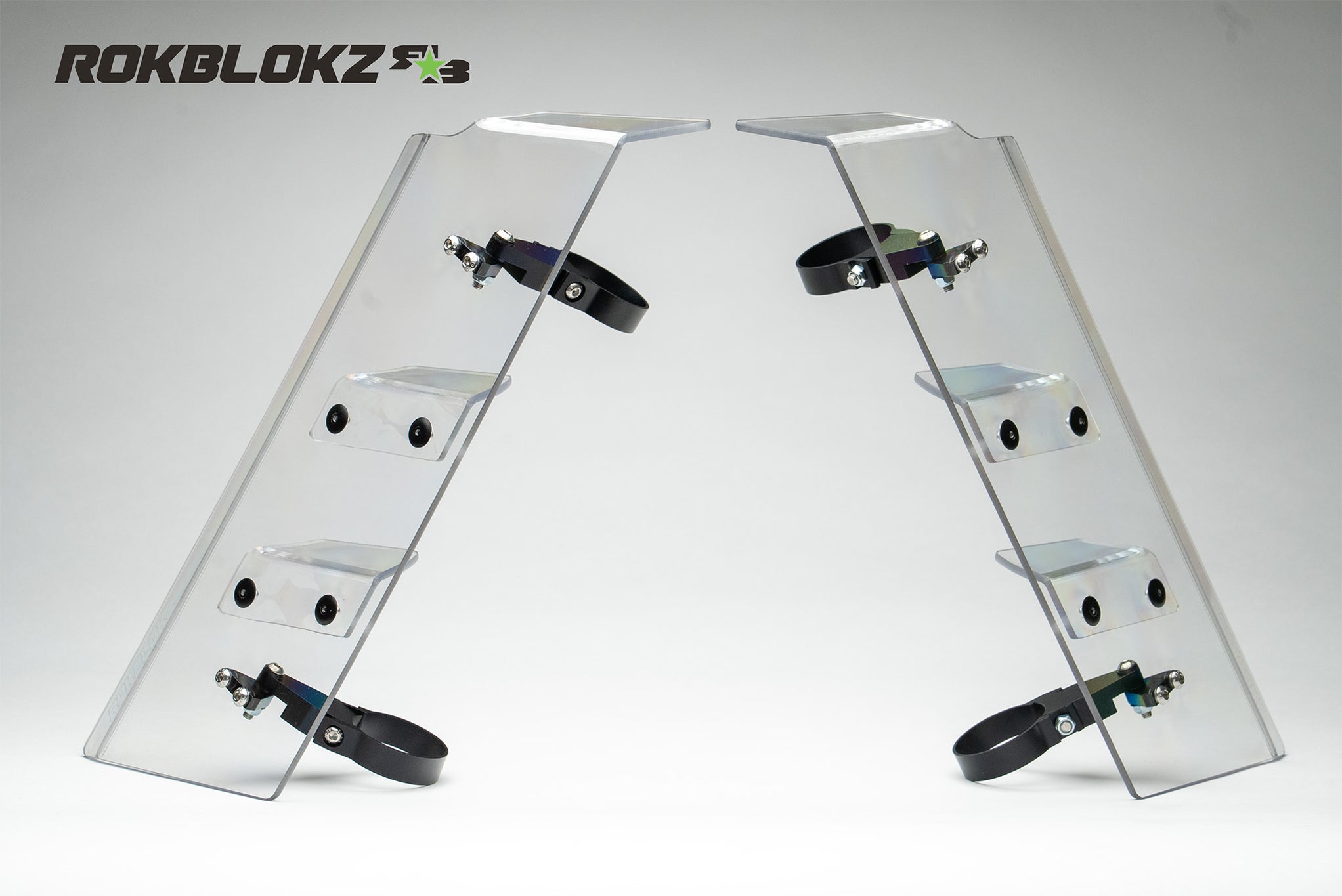 Rokblokz Air Blades - UTV Wind Deflector Kit — RokBlokz