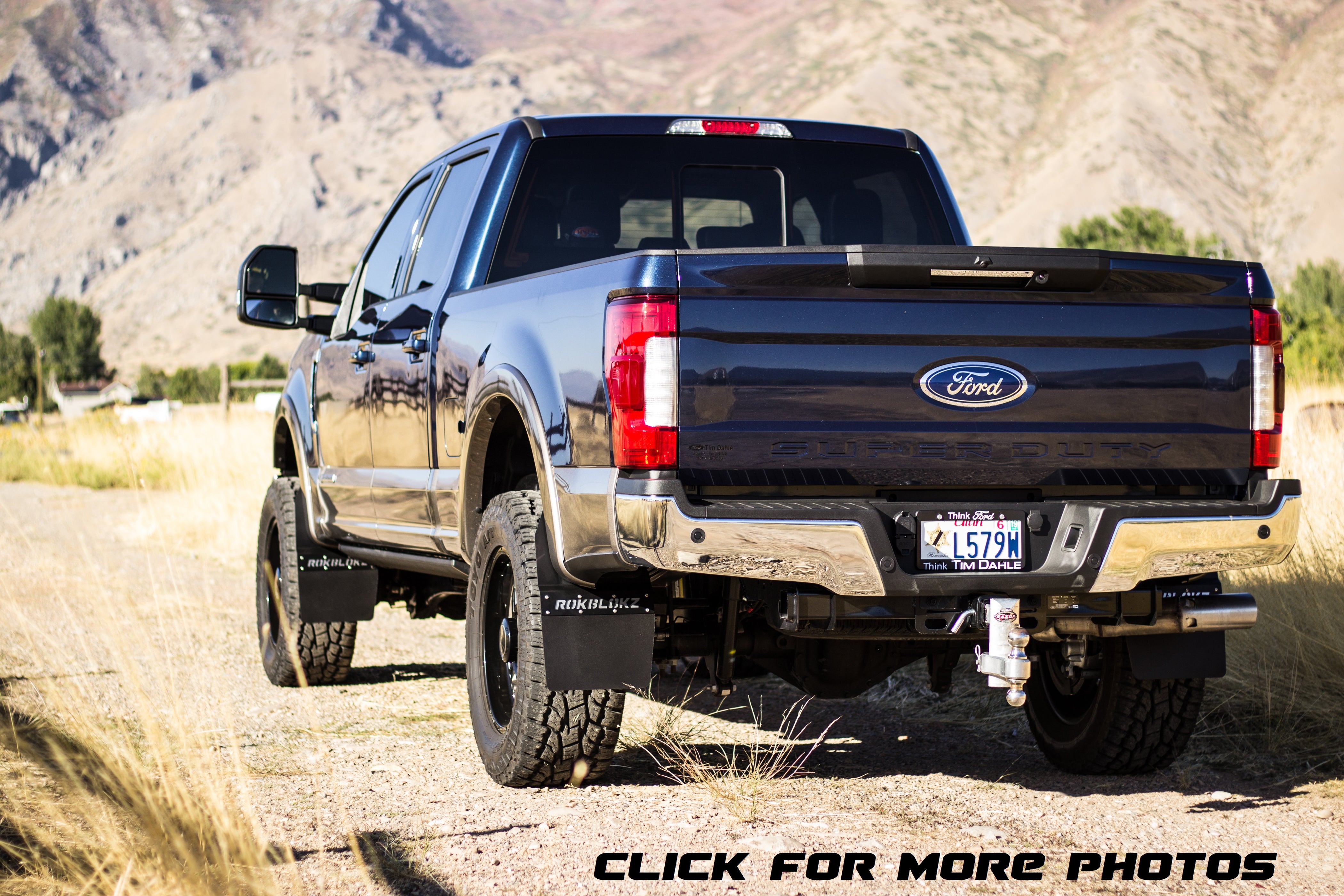 Ford F-250 F-350 SUPER DUTY SRW STEP BACK 2017+ Mud Flaps — RokBlokz