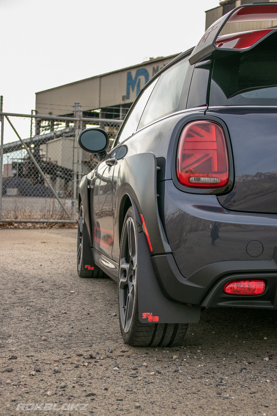 Mini John Cooper Works GP 2020+ Rally Mud Flaps — RokBlokz