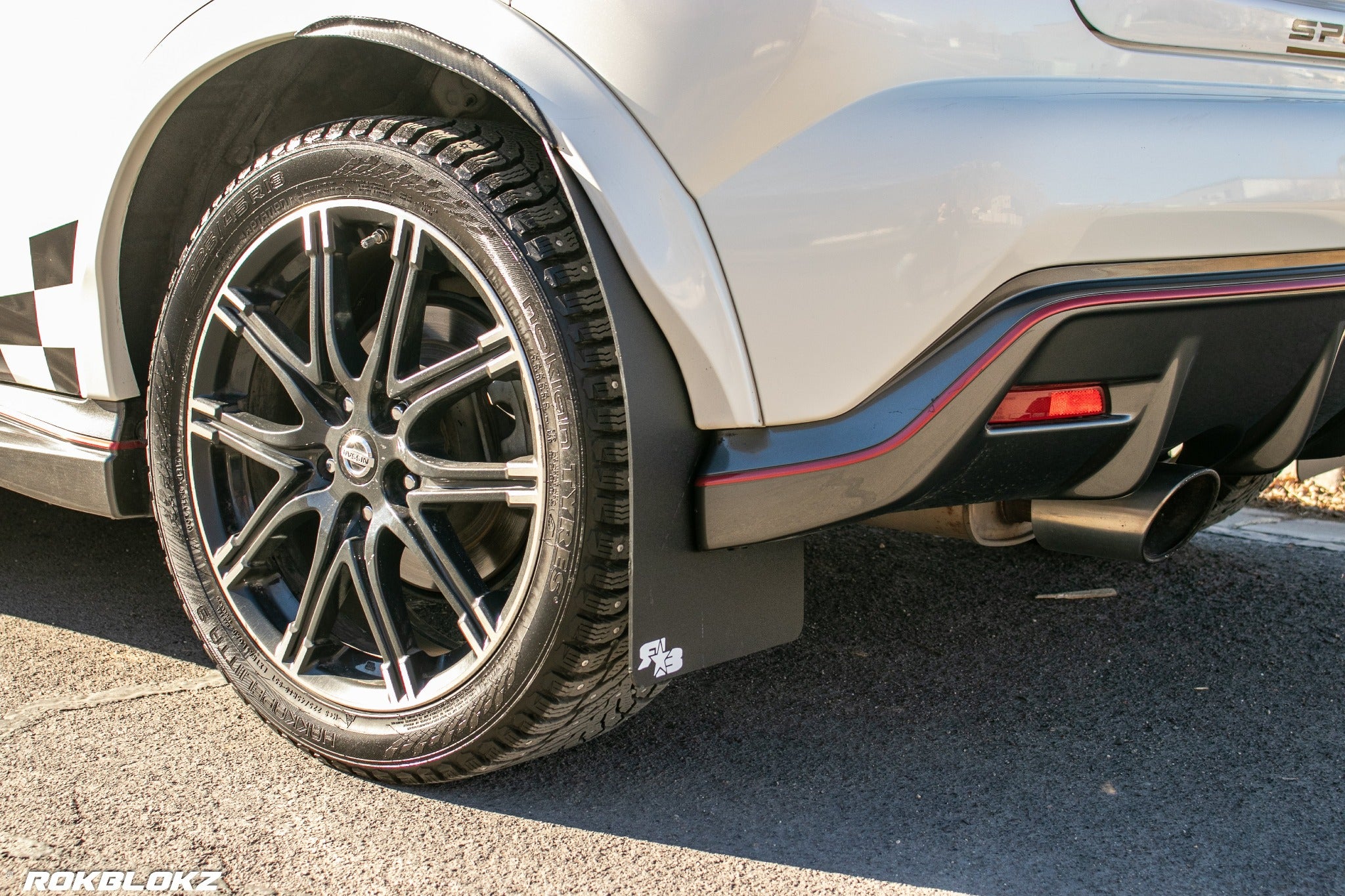 Nissan Juke NISMO 2010-2017 Rally Mud Flaps — RokBlokz