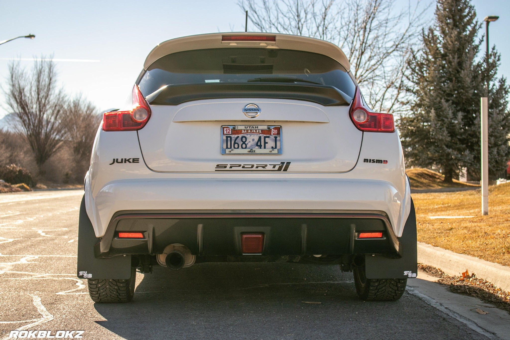 Nissan Juke NISMO 2010-2017 Rally Mud Flaps — RokBlokz